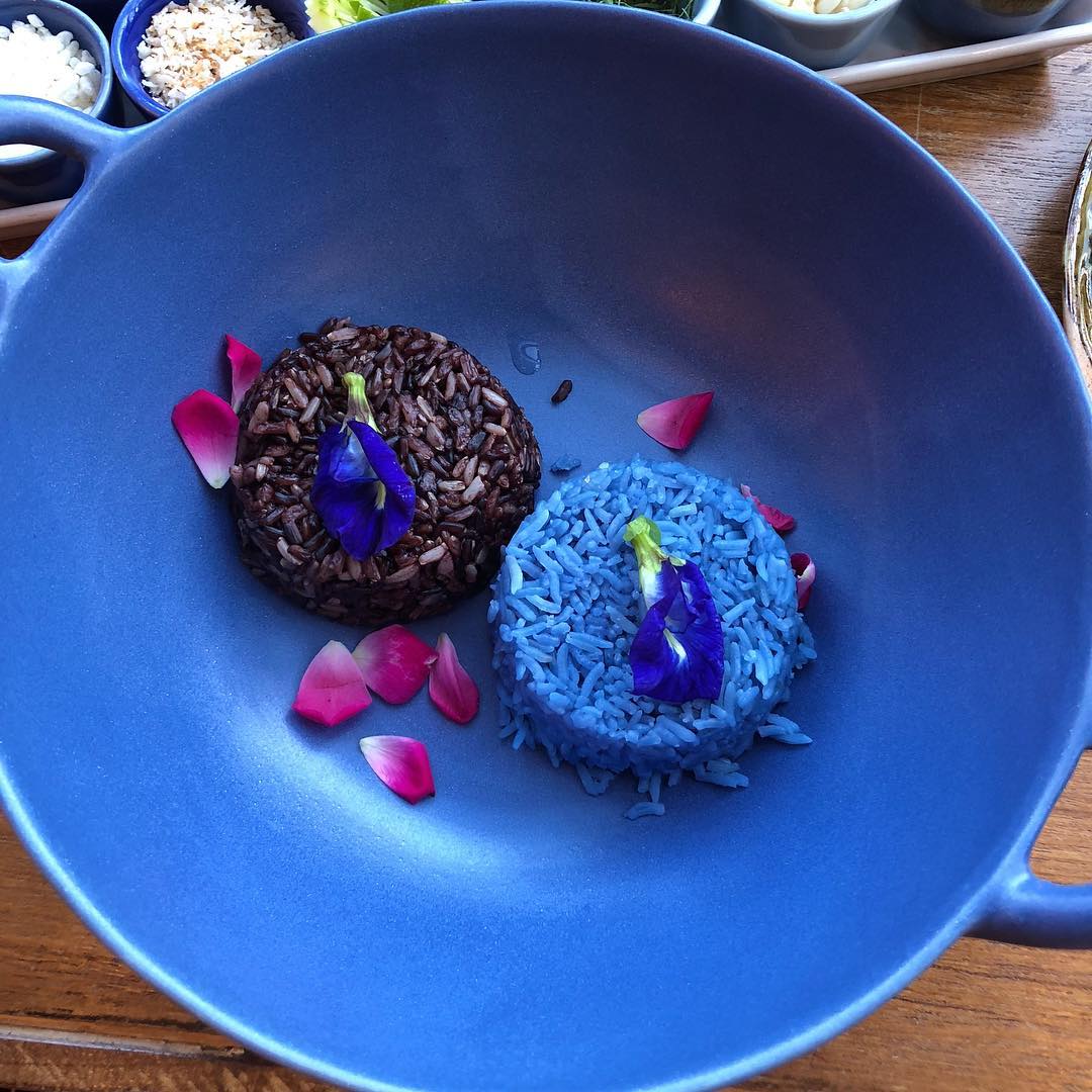 Riceberry and butterfly pea rice - Girl on Samui